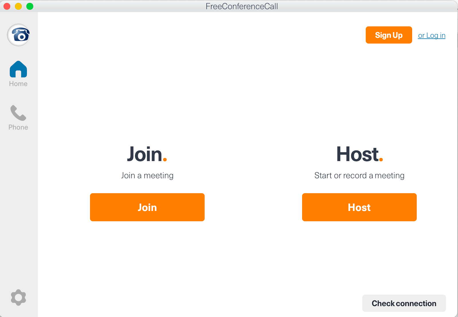 Desktop app: When you first launch the app, you will see " Join " or ...
