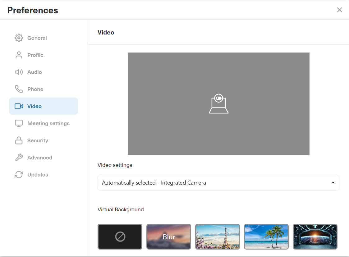 Video: Choose your video settings and quality; plugged in cameras will ...