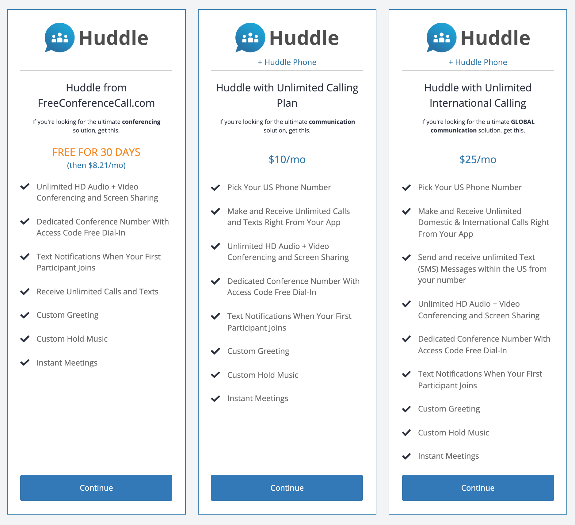 Our Huddle Individual bundles (currently only available in the United ...