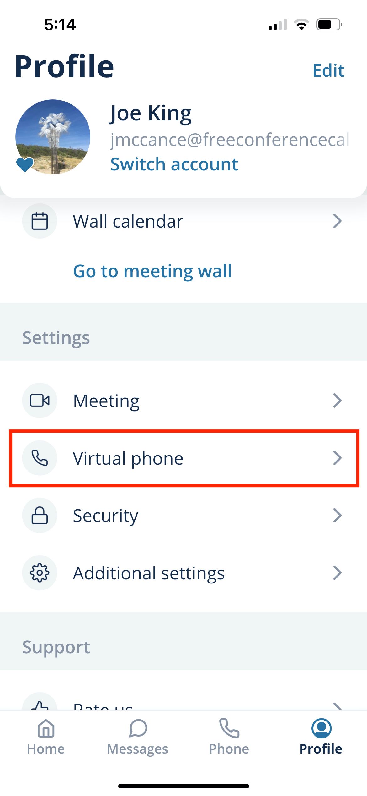 4. Click on the 'Enable Ringing' toggle to receive incoming calls on ...