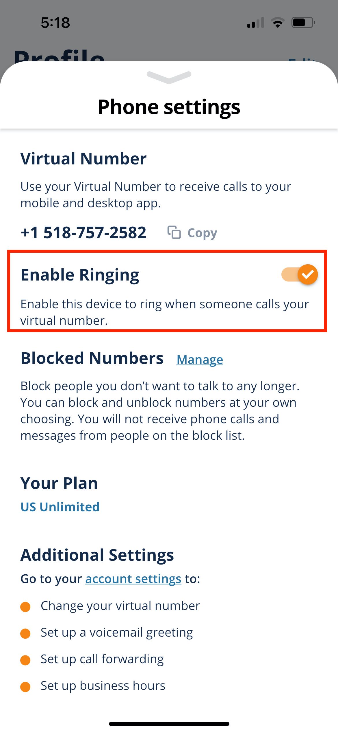 How to Accept Incoming Calls
