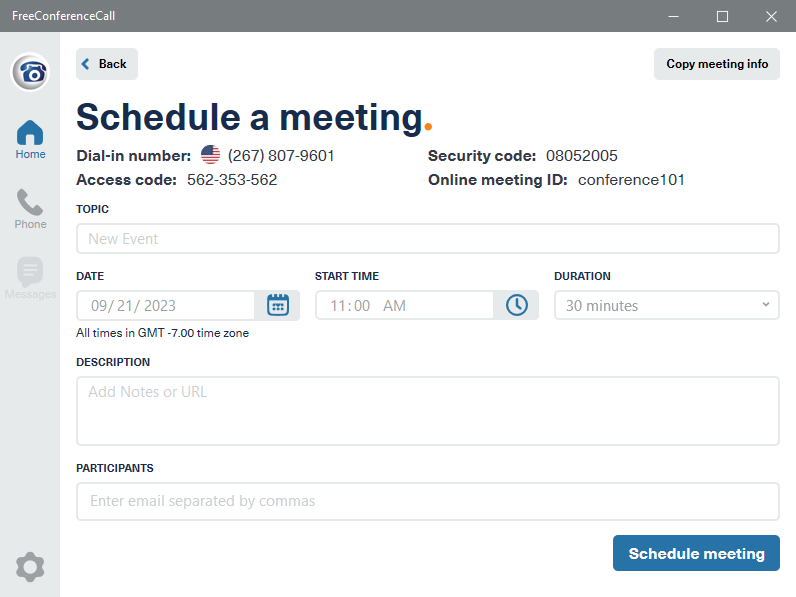 Invite from the Home Screen