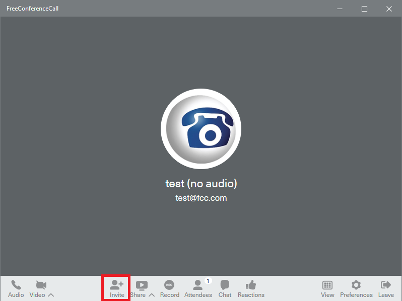 The invite menu will include the options to Invite by phone number ...