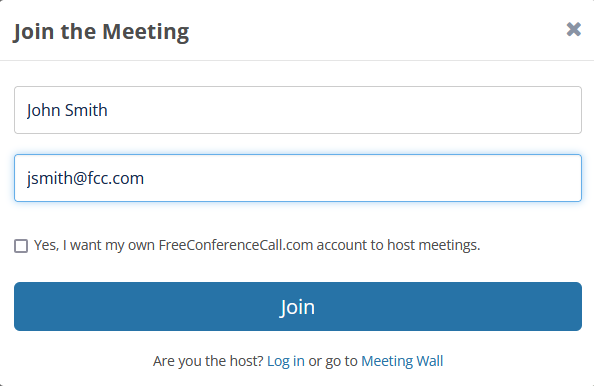In the meeting lobby, select your audio preference to join the call.
