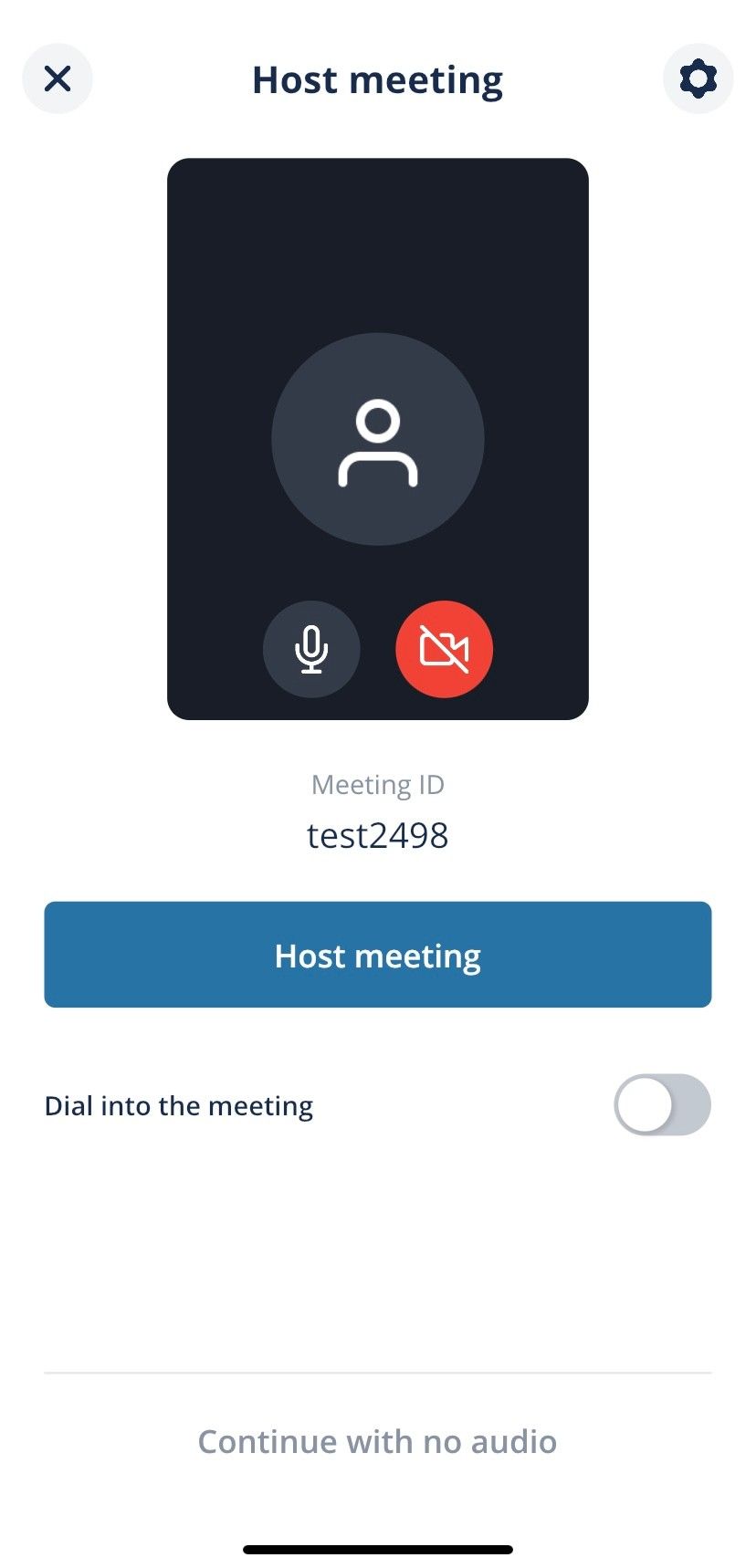 Tip: To switch from an audio connection to a wifi/data-based connection ...